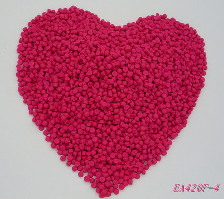 China High Concentration Pink Rubber Masterbatch 10% - 50% Pigment Content supplier